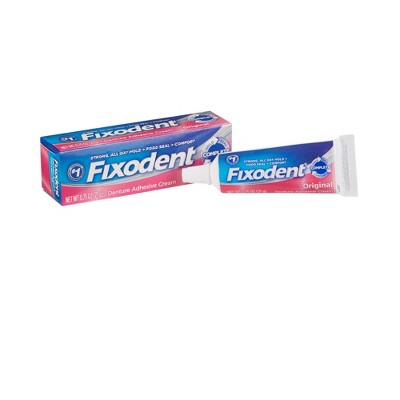 Fixodent Original Complete Denture Adhesive Cream - 2.4oz/3pk : Target