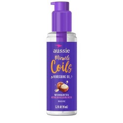 Aussie Miracle Curls Curl-defining Oil Hair Treatment With Jojoba Oil ...