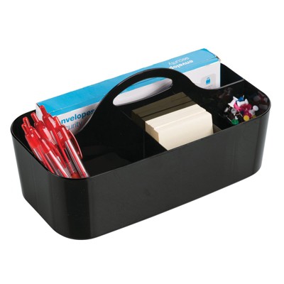 mDesign Plastic Home Office Storage Organizer Caddy Tote, Large : Target