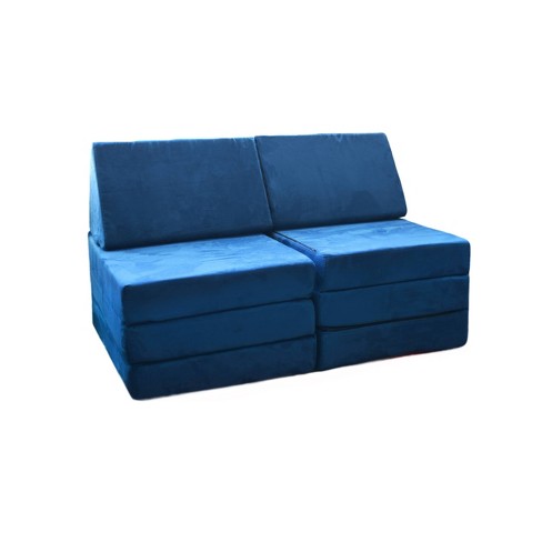 Play Kids' Couch And Louger Ocean - Leo Mat: Upholstered Toddler Sofa ...