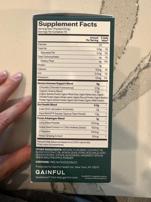 Gainful Performance Greens Stick Packs - Tropical Pineapple - 10ct : Target
