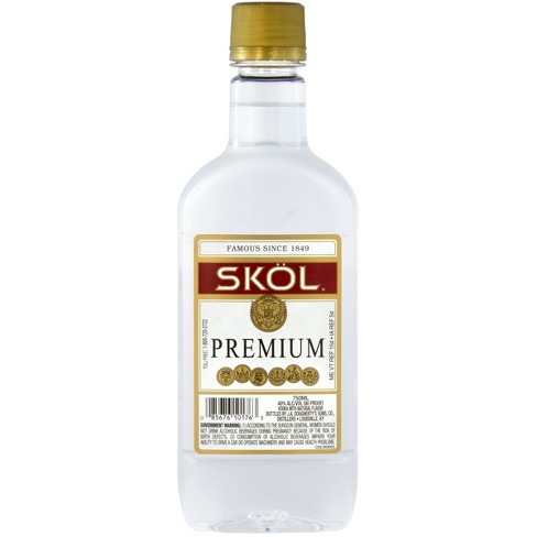 Skol Vodka- 750ml Plastic Bottle : Target