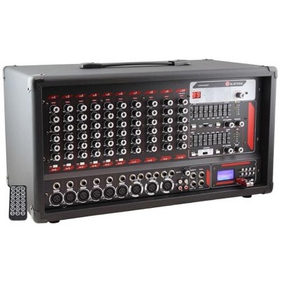 Blastking 10-channel Powered Mixer With Bluetooth, Mp3 Player And Eq ...
