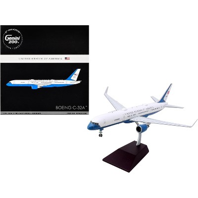 Boeing 727-200 Commercial Aircraft White With Red & Blue Stripes ...