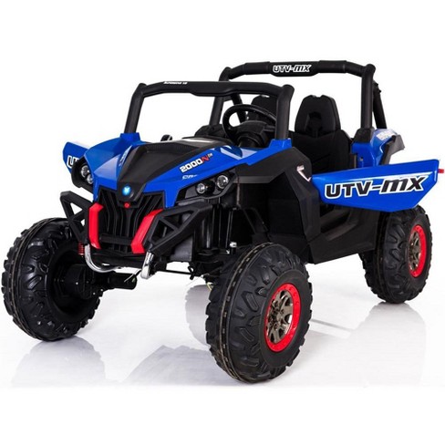 Mini Moto Utv 4x4 12v Blue (2.4ghz Rc) : Target