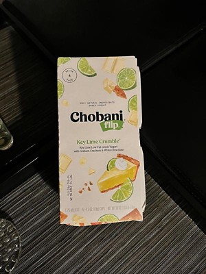 Chobani Flip Key Lime Crumble Low Fat Greek Yogurt - 4ct/4.5oz Cups ...