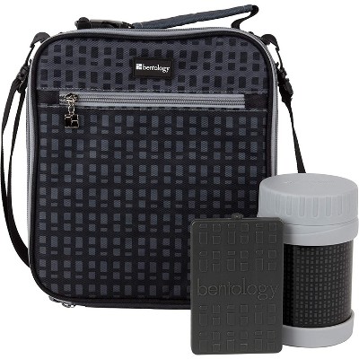 Kids Complete Lunch Box Tote Kit - Insulated Soft Bag Sleeve W ...