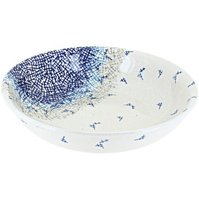 Blue Rose Polish Pottery Nature Large Salad Bowl : Target
