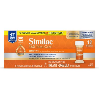 Similac Total Care 360 Go & Grow Non-gmo Powder Toddler Formula - 24oz ...