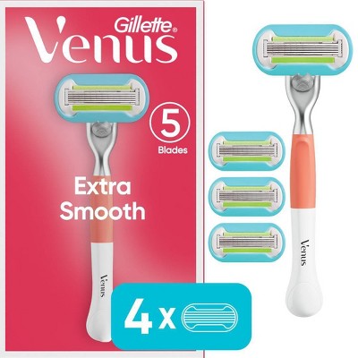 Venus Smooth Value Pack Razor - Handle + 6 Blade Refills : Target