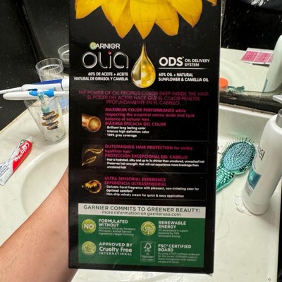 Garnier Olia Oil Powered Permanent Hair Color - Intense Red 6.65 - 1 Fl ...