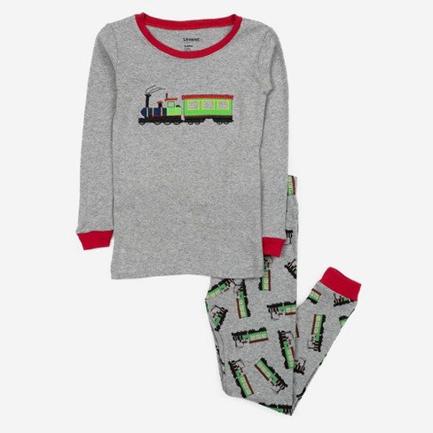 Leveret Two Piece Cotton Pajamas Train : Target