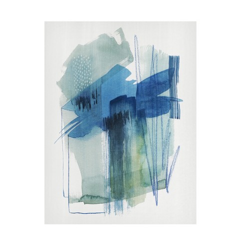 Trademark Fine Art - Grace Popp Abstract Oasis Ii Canvas Art - 18 X 24 ...