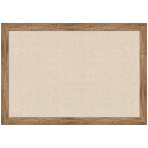 Kate and Laurel Pinboard Neutral Linen, 40x28, Brown : Target