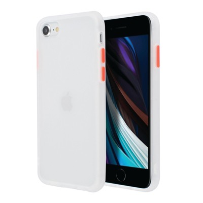 Insten Translucent Matte Case For Iphone Se 2020 (2nd Gen), Hybrid Hard ...