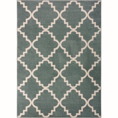 Well Woven Della Light Blue Vintage Medallion Pattern Area Rug (5'3" X ...