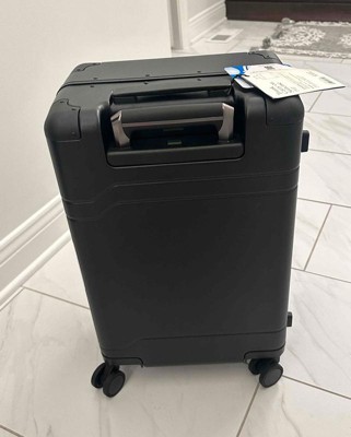 Signature Hardside Trunk Carry On Spinner Suitcase Metallic Silver ...