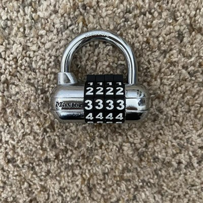 Master Lock Lock Reset Combination : Target