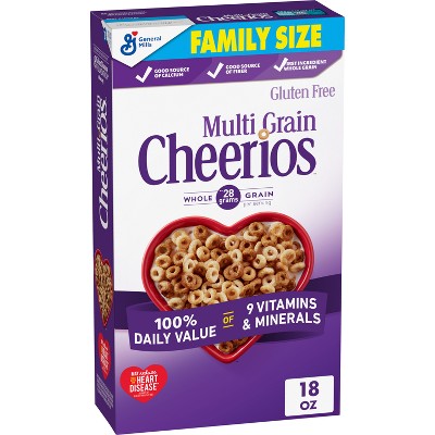 General Mills Multi Grain Cheerios Cereal - 18oz : Target