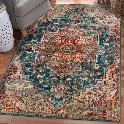 Luxe Weavers Vintage Moroccan Area Rug, Red 8x10 : Target