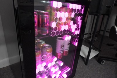 Newair Prismatic Series 85 Can Beverage Refrigerator With Rgb Hexacolor ...