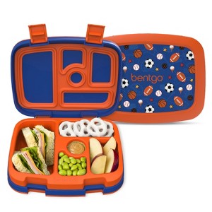 Bentgo Kids' Prints Leak-Proof, 5-Compartment Bento-Style Lunch Box ...