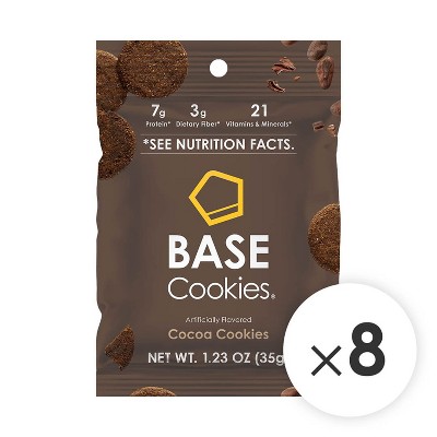 Base Cookies Cocoa, 7g Protein, 3g Dietary Fiber, 21 Vitamins ...