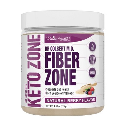 Divine Health Psyllium Husk Fiber Zone Drink Mix Powder - Sugar Free ...