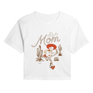 Women's - Toy Story - Western Mom Jessie Cropped Graphic T-Shirt : Target
