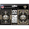 Masterpieces Officially Licensed Nfl New Orleans Saints 2-pack Playing ...