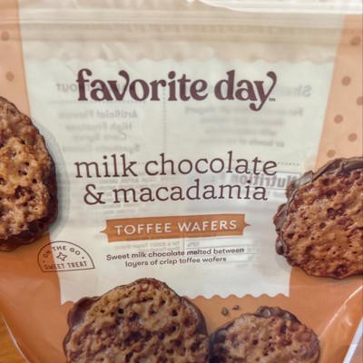 Milk Chocolate Macadamia Toffee Wafer - 8oz - Favorite Day™ : Target