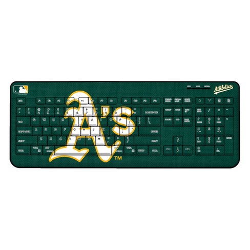 Keyscaper Oakland Athletics Solid Wireless Usb Keyboard : Target