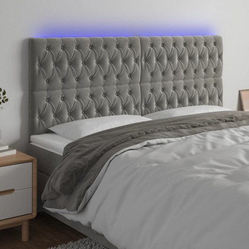 Vidaxl Led Headboard, Upholstered Headboard For Bed Home, Bed Headboard ...