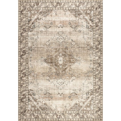 Nuloom Hillstone Collection Traditional Vintage Medallion Indoor Area ...