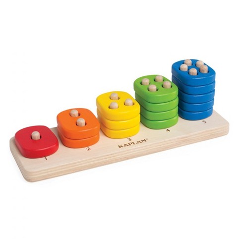 Kaplan Early Learning Toddler Stacking Number Board : Target