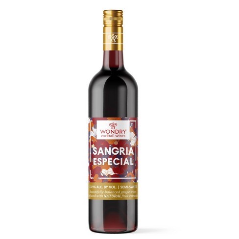 Wondry Cocktail Wines Sangria Especial - 750ml Bottle : Target