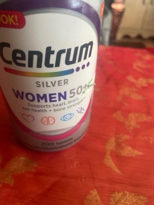 Centrum Silver Women 50+ Multivitamin / Multimineral Dietary Supplement ...