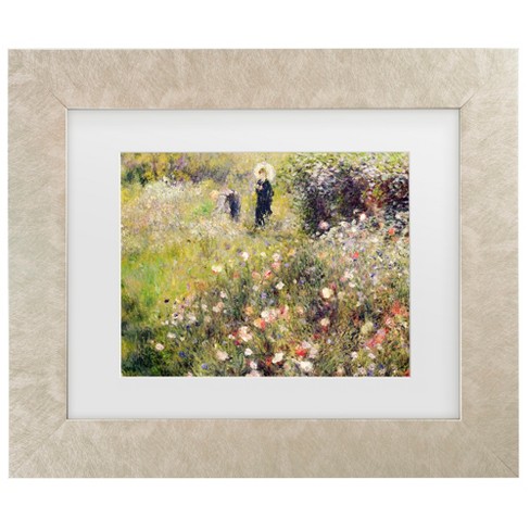 Pierre Renoir Summer Landscape Matted Framed Art : Target
