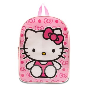 HELLO KITTY, 15" Girls' Backpack with Padded Straps & Zip Compartment ...