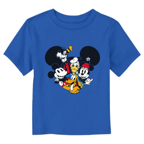 Mickey & Friends Team Together T-shirt - Royal Blue - 2t : Target