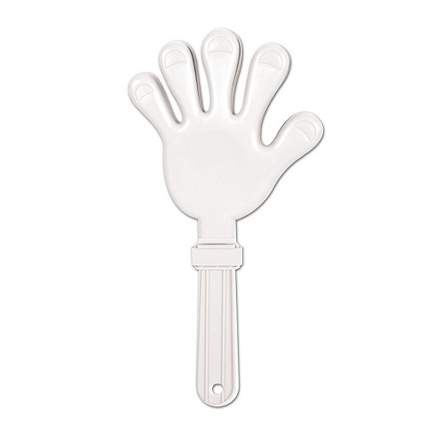 Beistle 15" Giant Hand Clapper White 3/pack 60940-w : Target