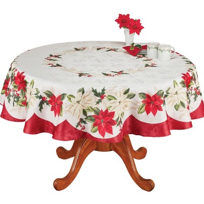 Collections Etc Embroidered Blue Hydrangea Butterfly Table Linens : Target