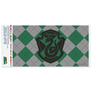 Harry Potter Slytherin Plaid Sigil Automotive Bumper Sticker : Target