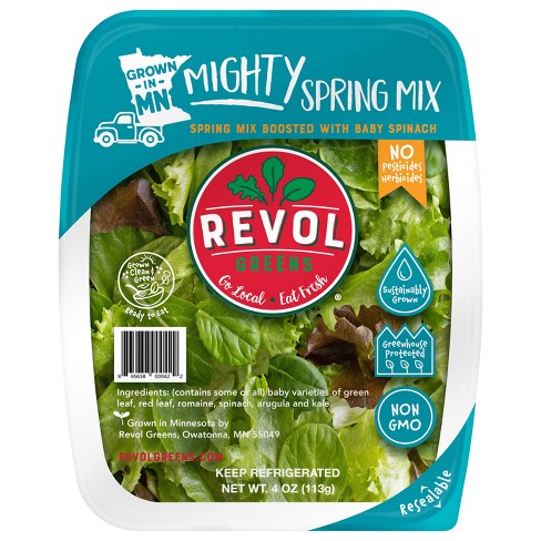 Revol Greens Mighty Spring Mix - 4.5oz : Target
