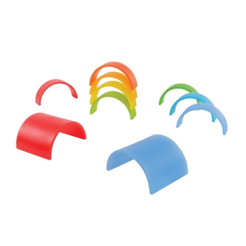 Kaplan Early Learning Discovery Rainbow Arches And Tunnels - 10 Pieces ...