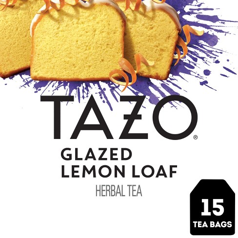 Tazo Glazed Lemon Loaf Dessert Delights Tea Bags - 15ct : Target