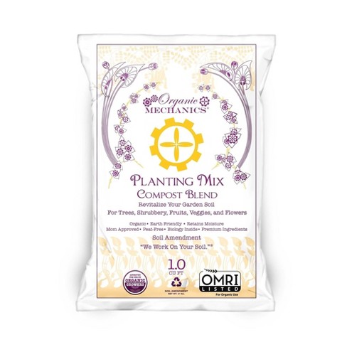 Organic Mechanics Planting Mix Compost Blend Soil Amendment : Target