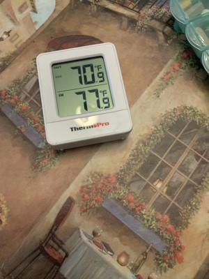 Thermopro Tp200bw Wireless Indoor Outdoor Thermometer With Temperature ...