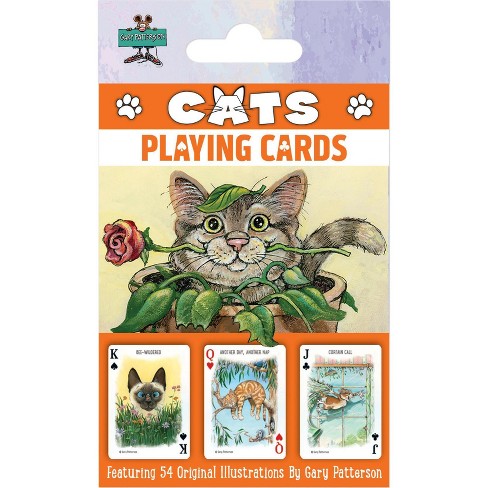 Masterpieces Officially Licensed Cats Playing Cards - 54 Card Deck For ...