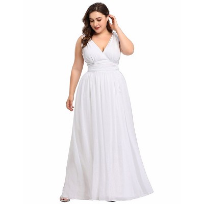 White Bridesmaid Dresses Wedding Guest Dresses Ep09016, 22 : Target